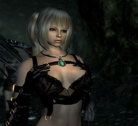 can anybody tell me where i can find the black lingerie type outfit shown in the link skyrim