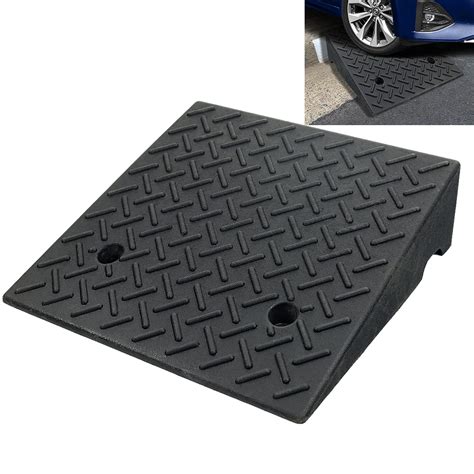 Buy Rubber Curb Ramp 196 × 196 × 6 Portable Heavy Duty Driveway