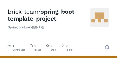 Github Brick Team Spring Boot Template Project Spring Boot Web