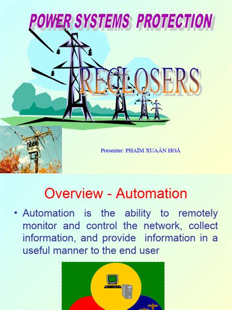 recloser pdf electrical engineering computing