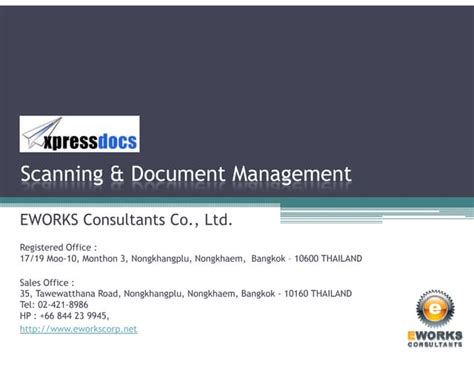 Scanning And Document Management Ppt