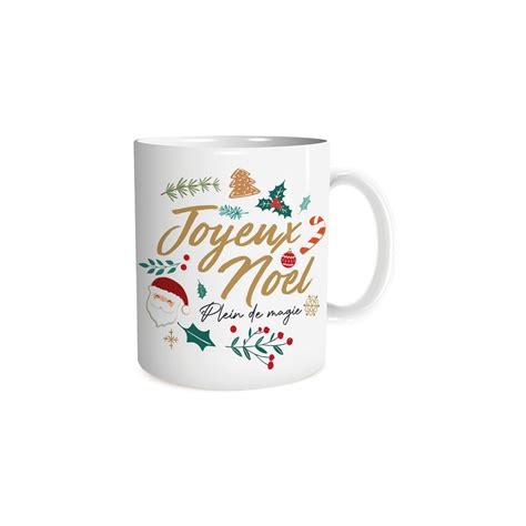 Mug Joyeux Noël Plein De Magie Le Géant De La Fête