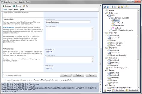 Code On Time Orders Setting A Sort Expression