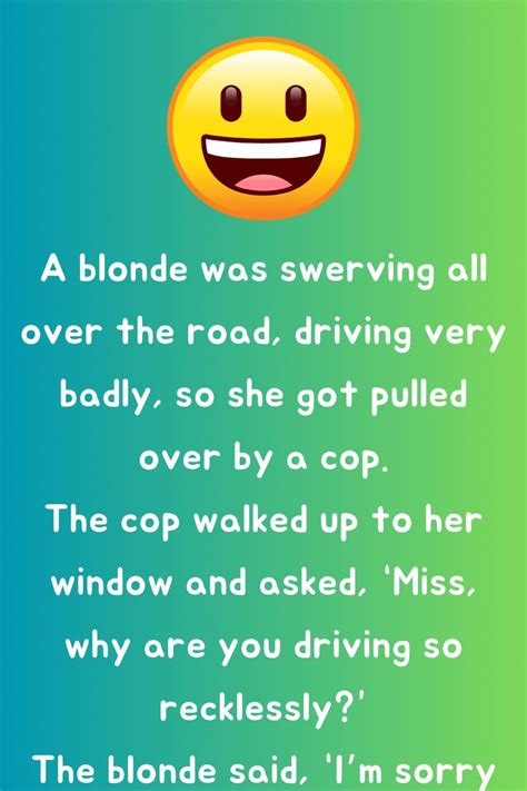 Why Driving Recklessly Book Jokes Long Jokes Driving