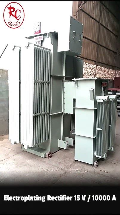 Electroplating Rectifier Equipment For Anodizing 15v 10000a Youtube