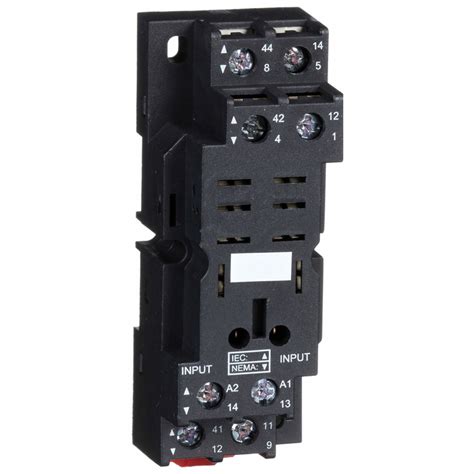 Schneider 16 A Rating Din Rail And Surface Socket Mounting Relay Socket 1yaa9 Rpzf2 Grainger