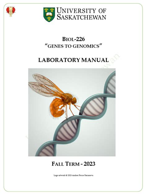 Biol 226 Lab Manual 2023 Fall Pdf Dominance Genetics Genetics