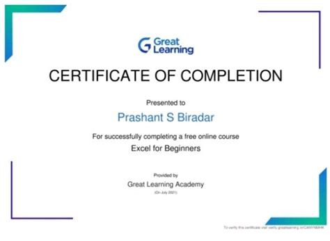 Prashant Biradar On Linkedin Greatlearning Courses2021