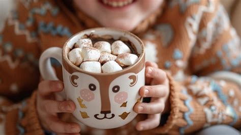 Free Cozy Winter Beverage Image Hot Chocolate Marshmallows Cozy