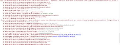 Javalangsecurityexception Permission Denial Reading Comandroidprovidersmedia