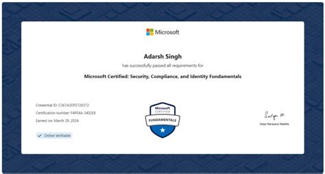 Adarsh Singh On Linkedin Sc900 Certification Cybersecurity