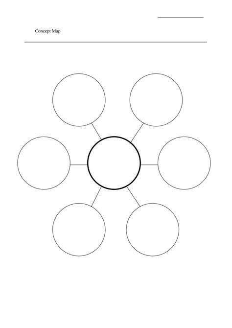 40 Concept Map Templates Hierarchical Spider Flowchart Fillable Form 2025