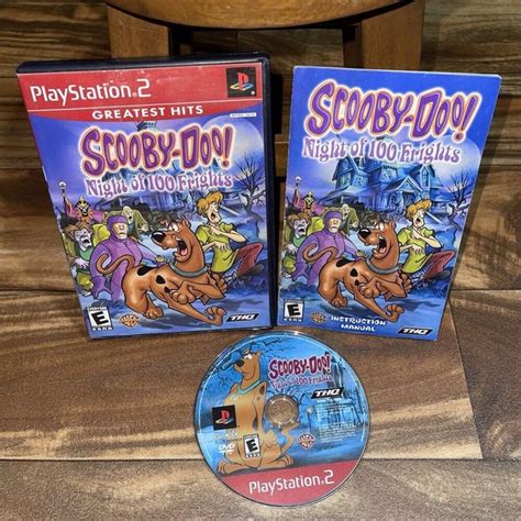 Scooby Doo Night Of 100 Frights Sony Playstation 2 2002 Greatest