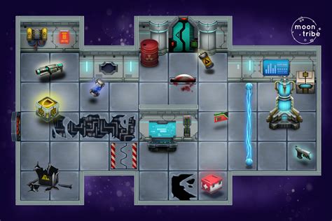 Artstation 2d Sci Fi Environment Pack Game Assets