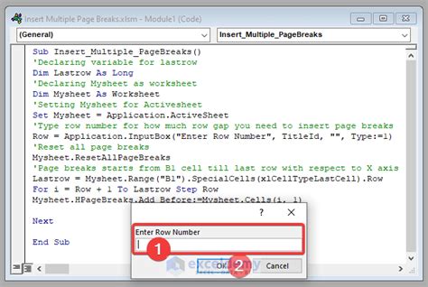 How To Insert Multiple Page Breaks In Excel 2 Methods Exceldemy