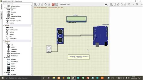 implementasi sensor menggunakan simulide dan arduino youtube