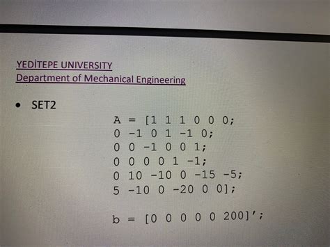 Solved Part 2 Linear System Of Equations And Solutions