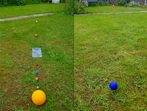 Solar System Scale Model Size