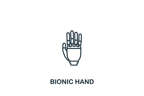 Bionic Hand Icon Graphic By Aimagenarium · Creative Fabrica