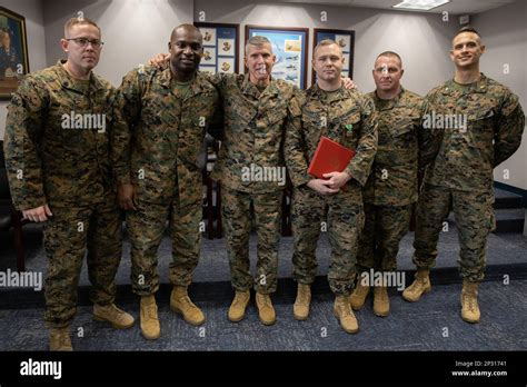 U S Marine Gen Eric M Smith The Assistant Commandant Of The Marine Corps Stands For A Photo