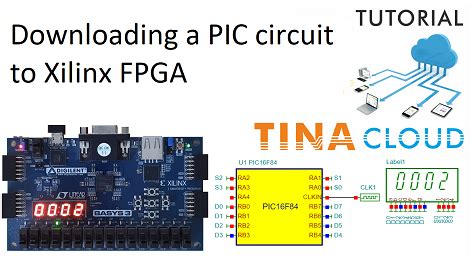 Simulating And Downloading PIC Circuits To Xilinx FPGA Boards Using TINACloud The Circuit
