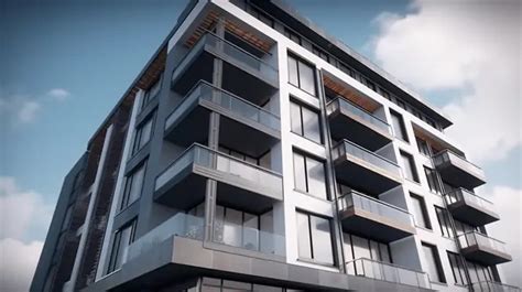 3d 렌더링으로 아파트 건물의 외부 건축 설계 집 외관 아파트 주거용 건물 배경 일러스트 및 사진 무료 다운로드 Pngtree