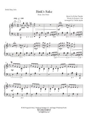 Bink S Sake Sheet Music Arrangements Available Instantly Musicnotes