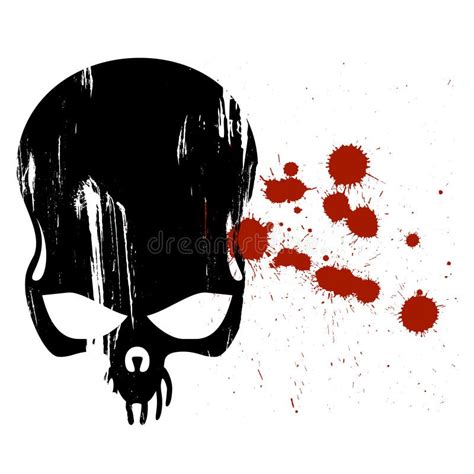 Black And White Skulls Stock Vector Illustration Of Human 9916422