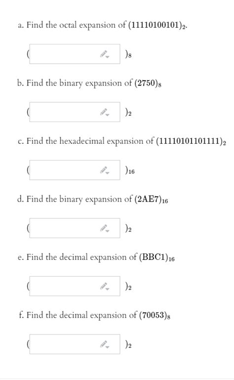Solved A Find The Octal Expansion Of 111101001012 18 B