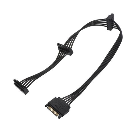 Uxcell 15 Pin Serial Ata Power Cable 1 To 3 Serial Interface Extension Uxcell 15 Pin Serial Ata Power Cable 1 To 3 Serial Interface Extension