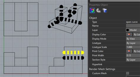 Lineweights Linetypes PrintDisplay Layouts Rhino McNeel Forum