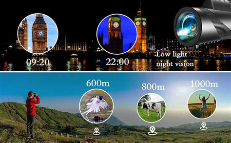 80x100 Monocular Telescope For Adults High Powered