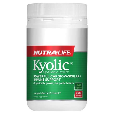 NutraLife Kyolic Aged Garlic Extract 120 Capsules - Heal ...