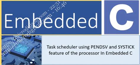 Task Scheduler Using Pendsv And Systick Feature Of The Processor In