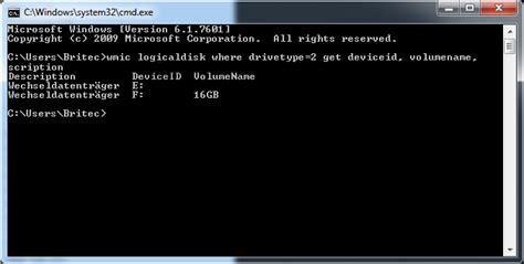 List All Hard Drives In Command Prompt