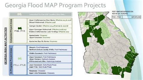 Georgia Flood Risk Mapping Assessment And Planning Map