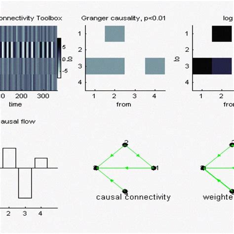 Demonstrations Of Causal Connectivity Toolbox N 1 The Top Row Shows Download Scientific