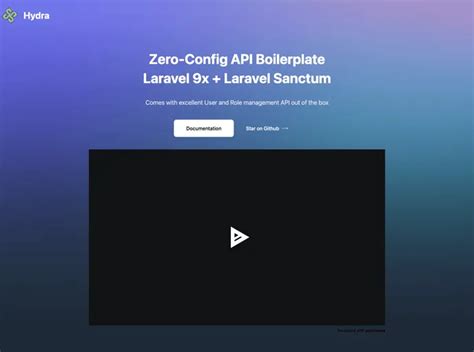 Hydra By Hasinhayder A Laravel Template Built At Lightspeed
