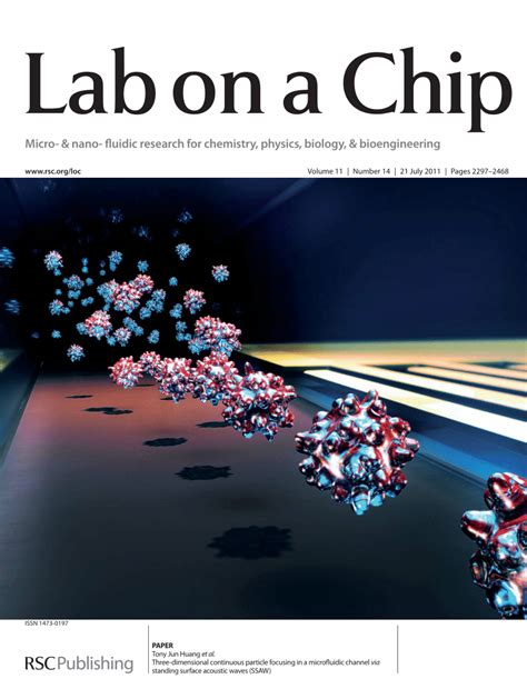 Pdf Three Dimensional Continuous Particle Focusing In A Microfluidic