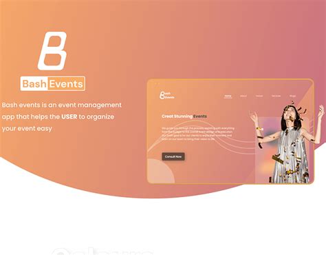 Event Management App Website Presentation On Behance