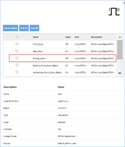 View Sensor Readings On The Nodegrid Device