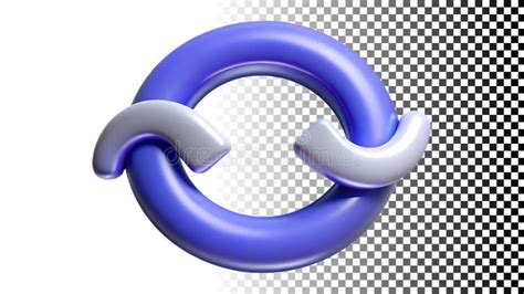 Blue Circular Refresh Arrows Reload Sync Update Symbol Icon Png