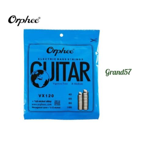 Jual Senar Bass 4 String Orphee Vx120 40 100 Senar Bass Elektrik 4