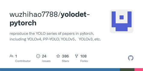 GitHub Wuzhihao Yolodet Pytorch Reproduce The YOLO Series Of Papers In Pytorch Including