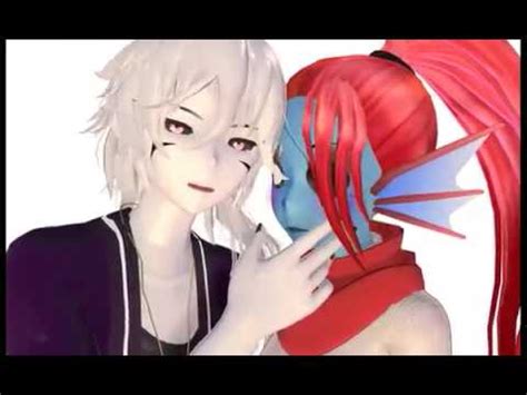 MMD UNDERTALE Undyne X Asriel I Luv It YouTube