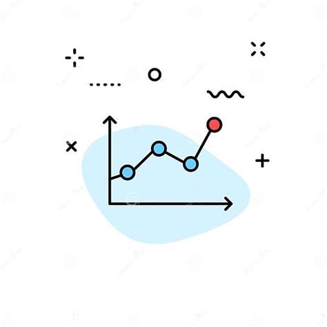 Data Analysis Web Icons In Line Style Graphs Analysis Big Data Growth Chart Research