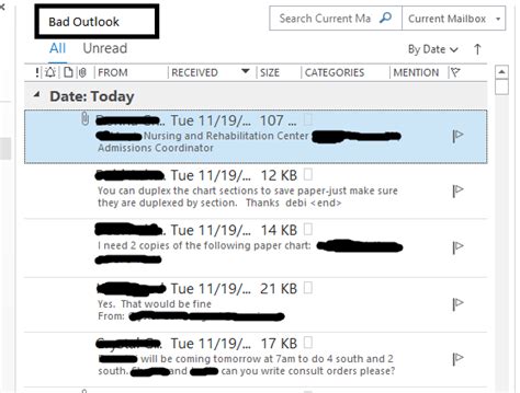 Inbox View Changed In Outlook 2016 Sort Bar Software Spiceworks Community