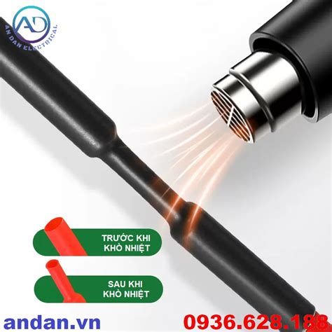 Ống Gen Co Nhiệt Kích Thước Ø1mm Ø2mm Ø3mm Ø4mm Ø5mm Ø6mm Ø8mm Ø10mm Ø12mm Ø14mm
