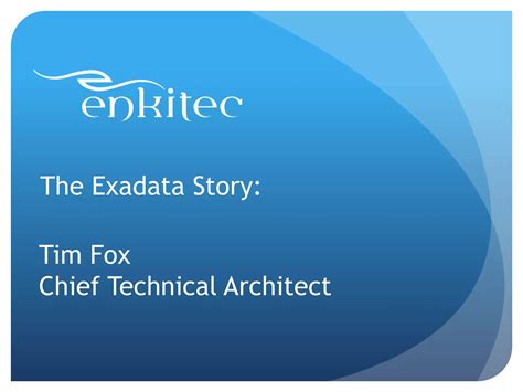 Exadata Performance Optimization Ppt