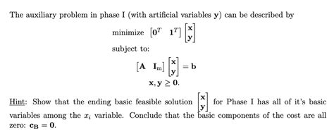 Solved Suppose We Consider A Linear Programming Problem Of